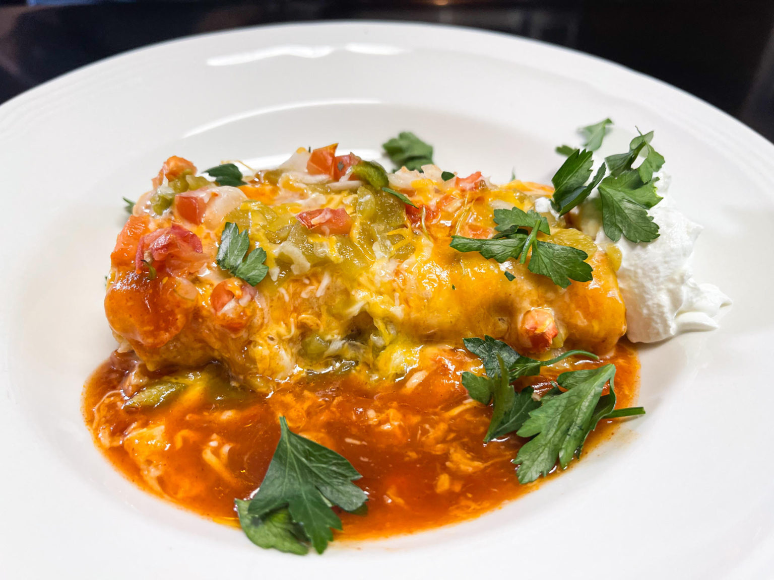Enchilada Burrito Casserole – Catherine's Plates