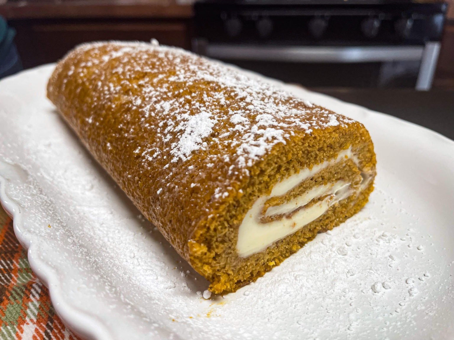 Pumpkin Roll Cake – Catherine's Plates