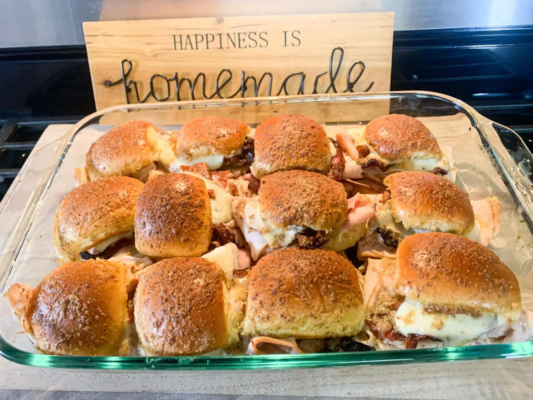 Baked Club Sliders – Catherine's Plates