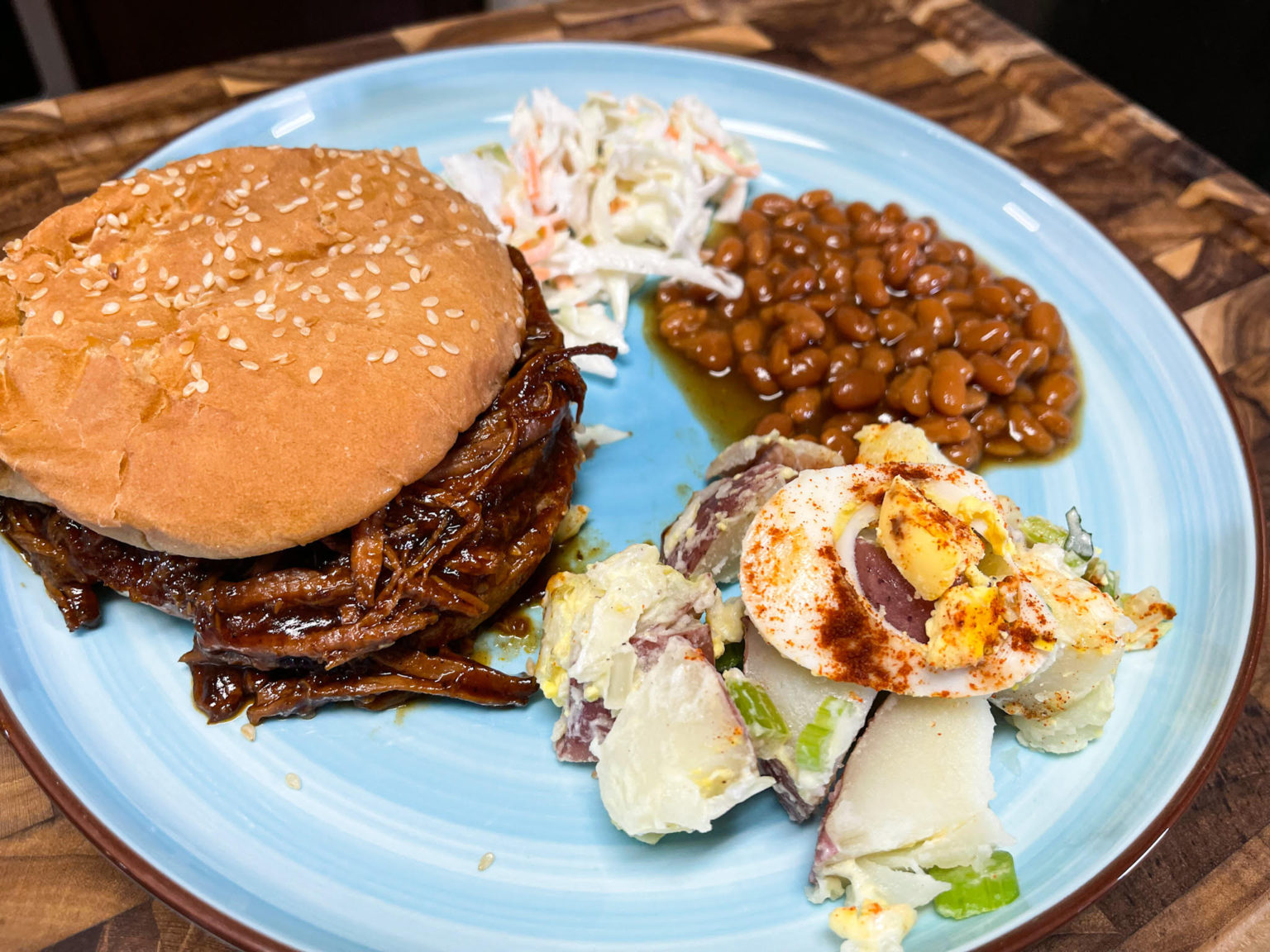 Crockpot BBQ Beef Sandwich – Catherine's Plates