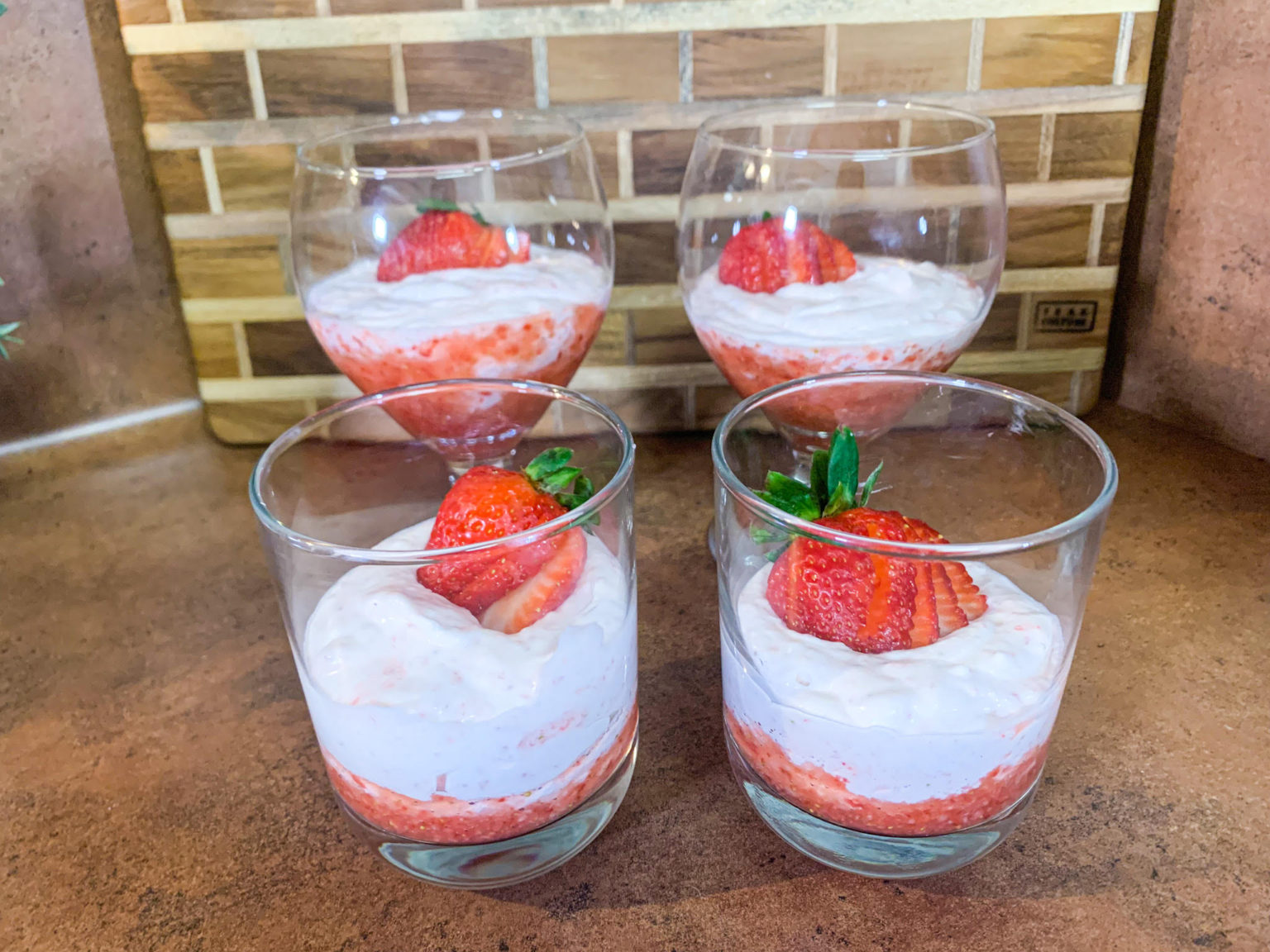 Fresh Strawberry Mousse – 3 Ingredient – Catherine's Plates