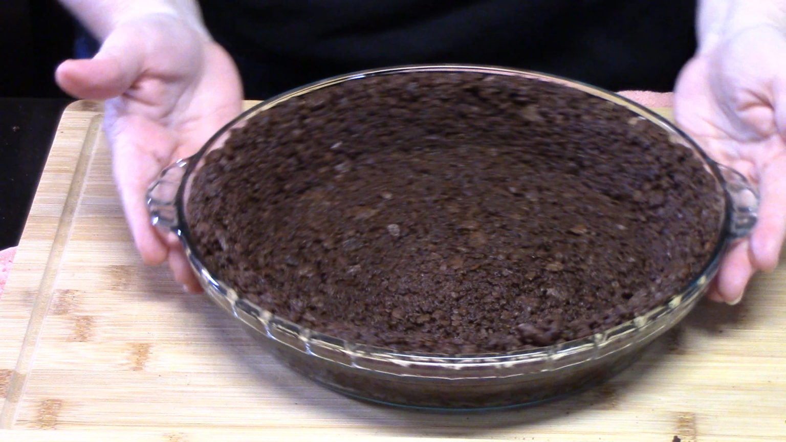 Chocolate Cookie Crumb Crust-2 Ingredients – Catherine's Plates
