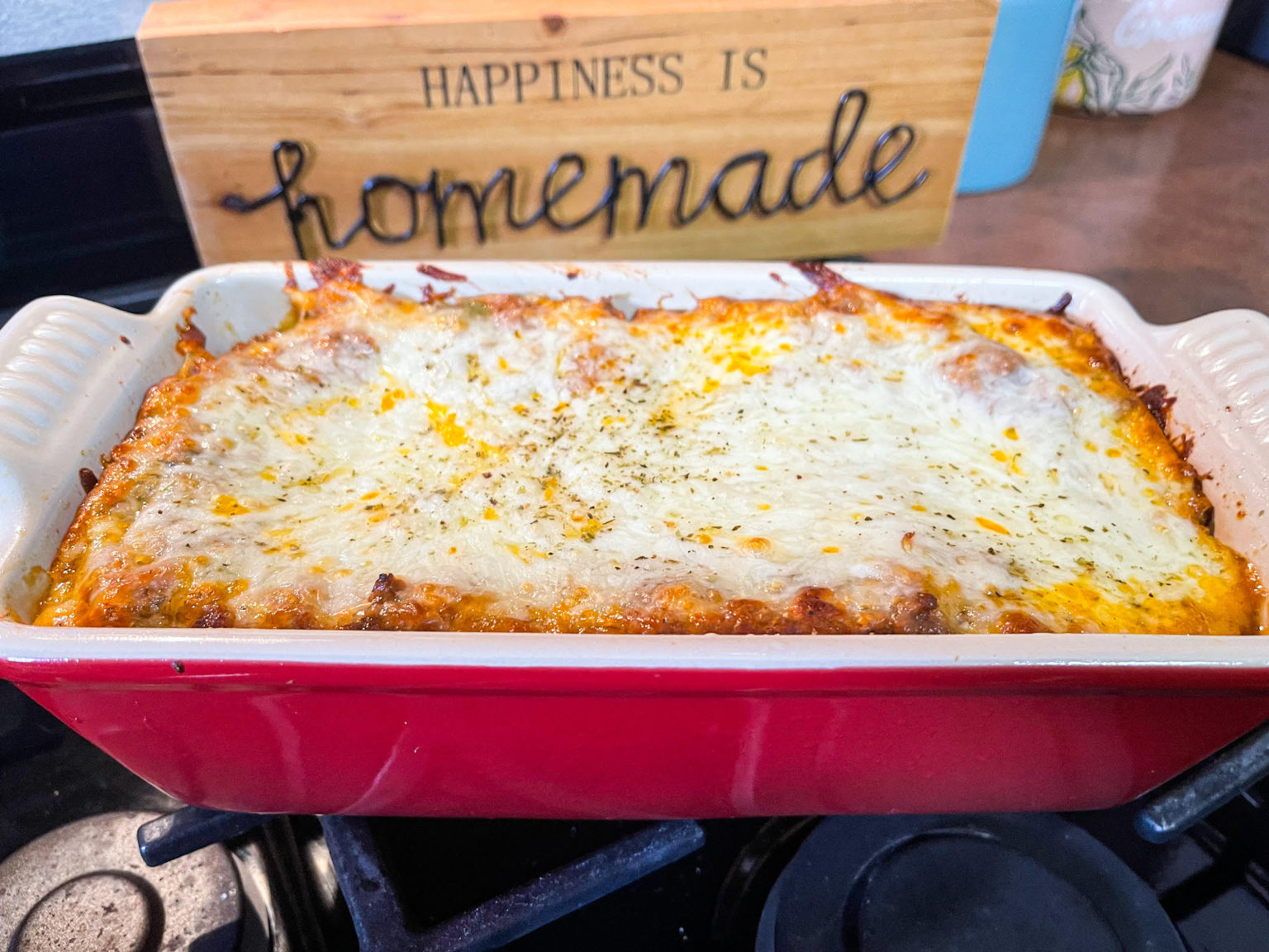 Lasagna for Two – Lasagna in a Loaf Pan – Catherine's Plates