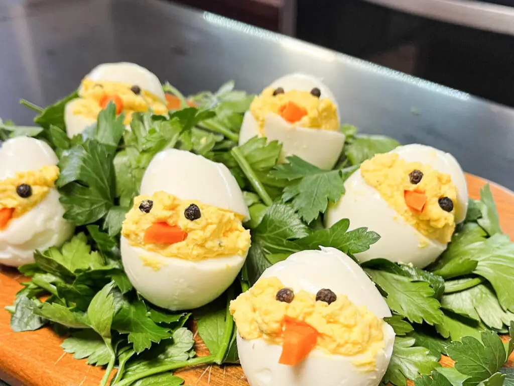 Easter Egg Chicks – Easter Appetizer – Catherine's Plates