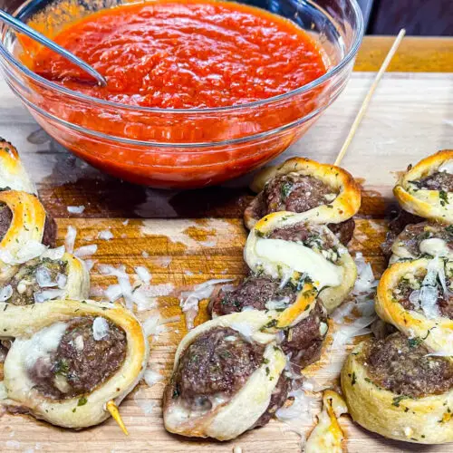 Meatball Subs on a Stick Appetizer – Catherine's Plates