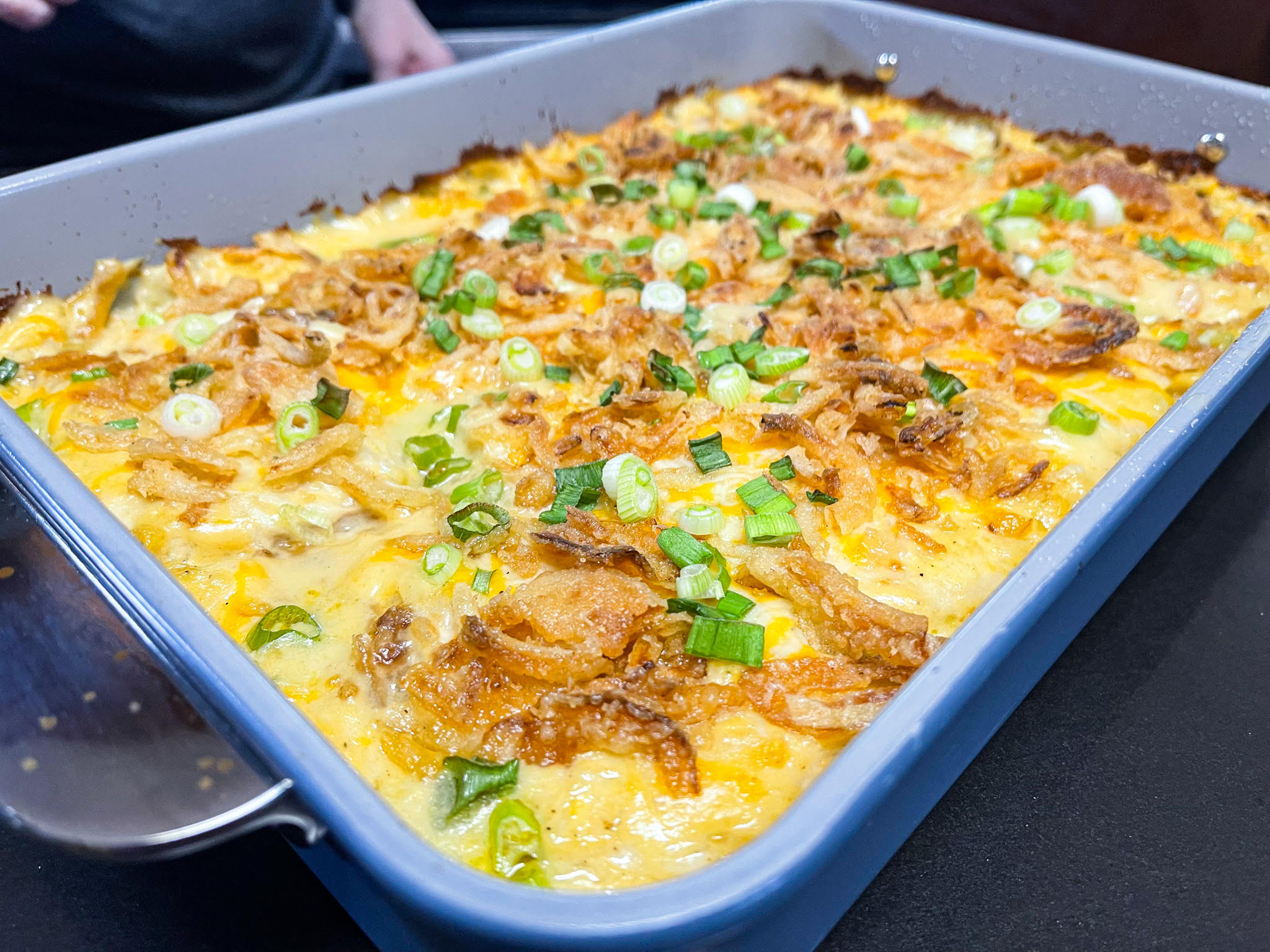 Quick Scalloped Potatoes & Ground Beef Casserole – Catherine's Plates
