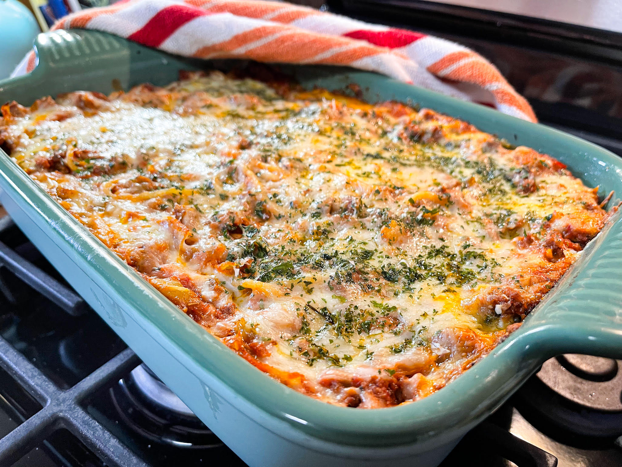 Spaghetti Cream Cheese Casserole – Catherine's Plates