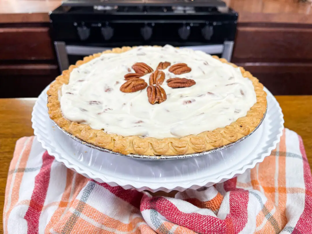 Double Cream Cheese Pecan Pie – Catherine's Plates