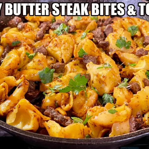 Cowboy Butter Steak Bites & Tortellini Skillet – Catherine's Plates