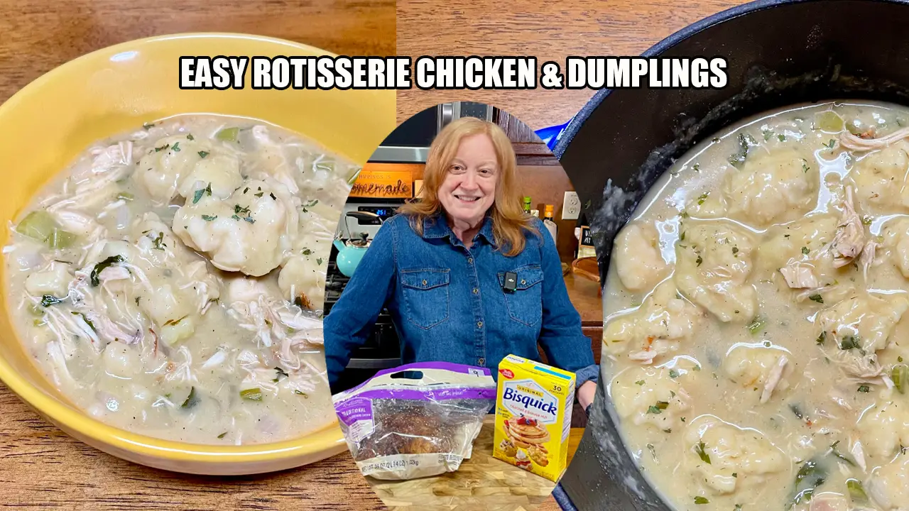 Rotisserie Chicken & Easy Dumplings – Catherine's Plates