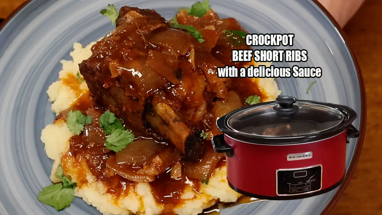 Crockpot Beef Short Ribs with Delicious Sauce – Catherine's Plates